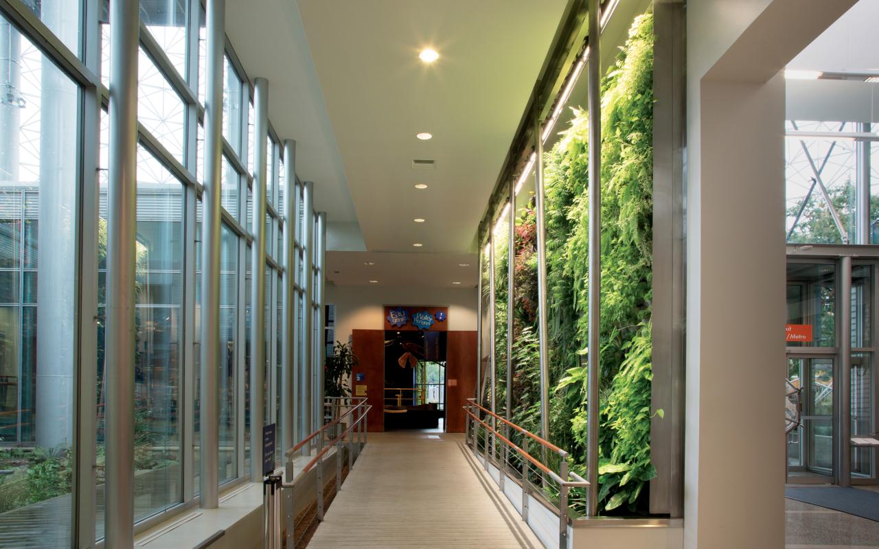 Horticultural Wall at the Biosphere - Projects - LMPG Inc ...